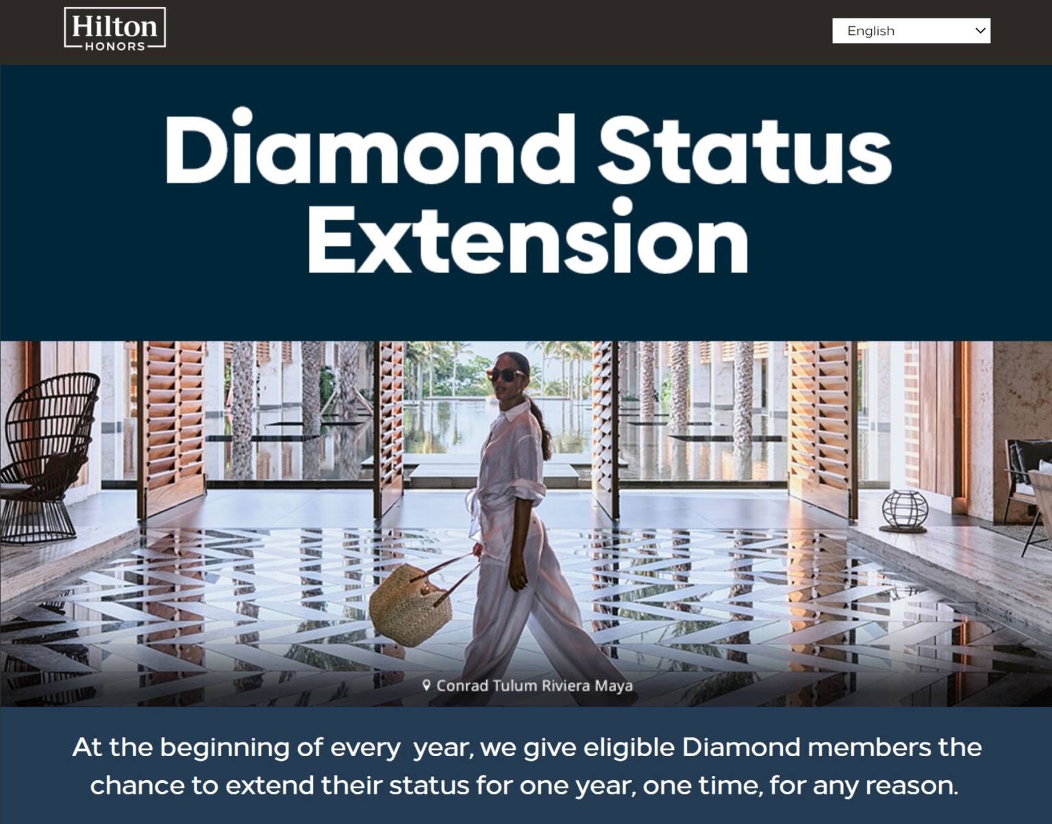 How to Extend Your Hilton Honors Diamond Status in 2025