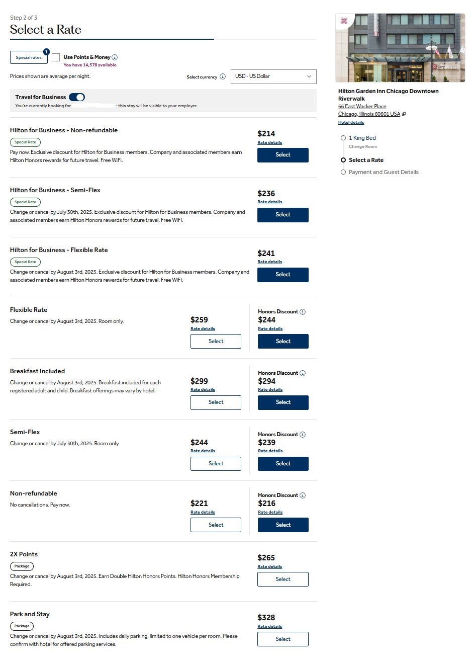 Hilton for Business Launches New Bonus Points Promotion